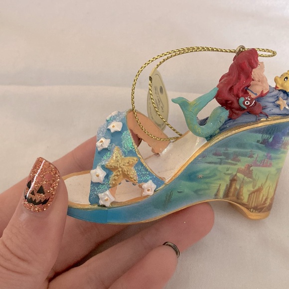 The Bradford Exchange | Holiday | Disney Ariel Shoe Slipper Ornament ...